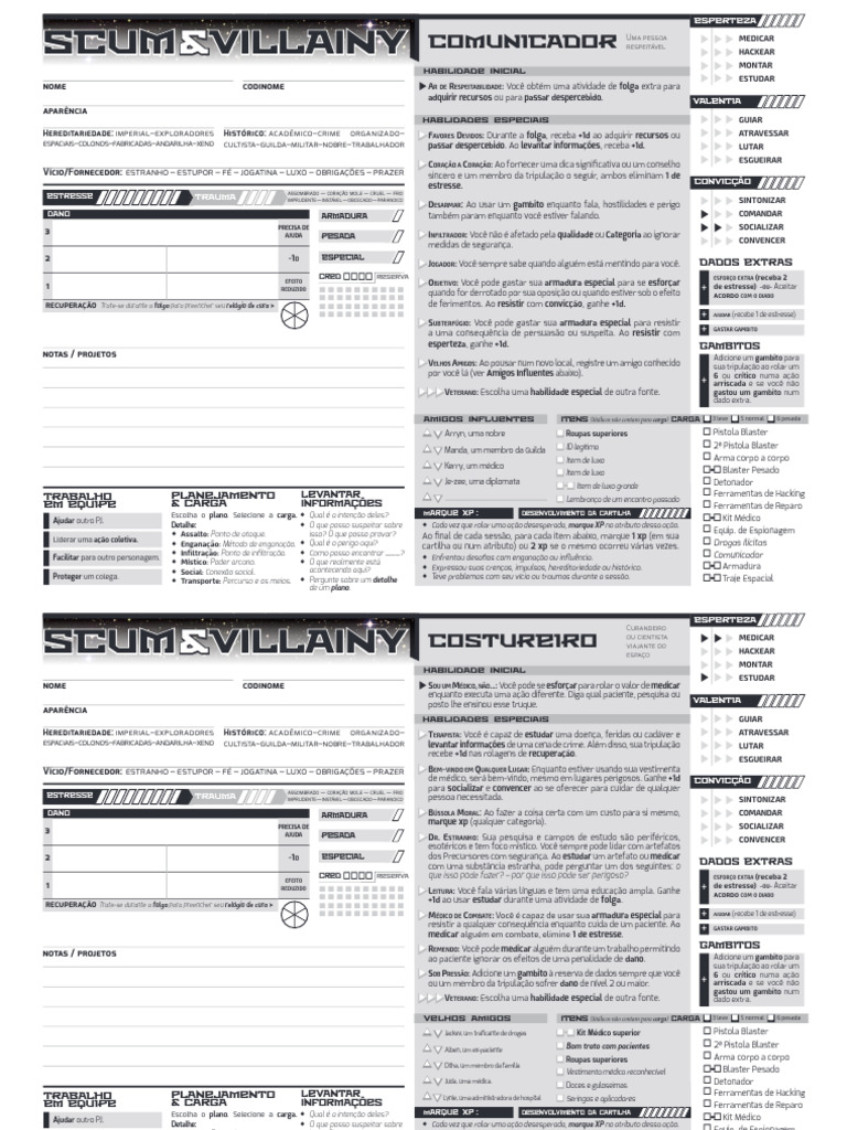 a4 scum and villainy character sheet-1 | PDF