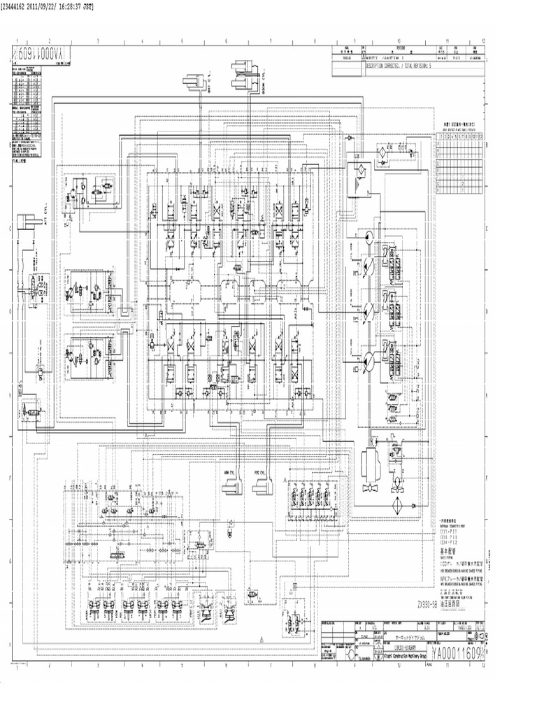 ZX350-5B Hyd-Diagram (Breaker & Crushing) | PDF