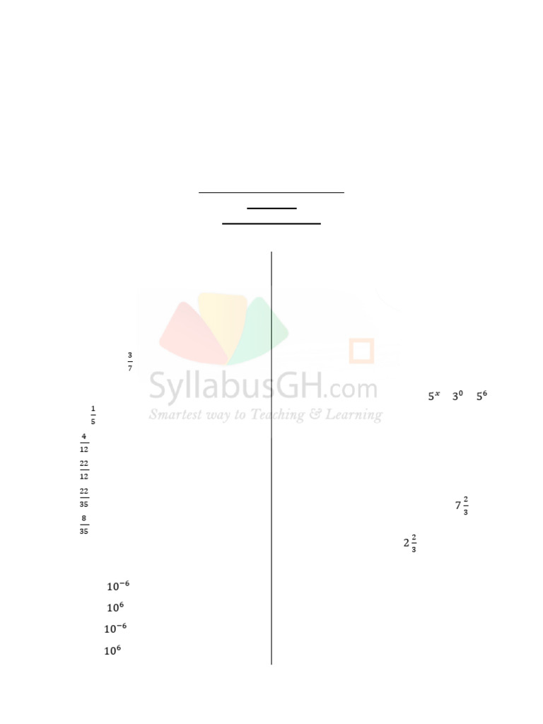JHS 3 Mathematics Mock Exam 2024 | PDF | Circle | Euclidean Geometry