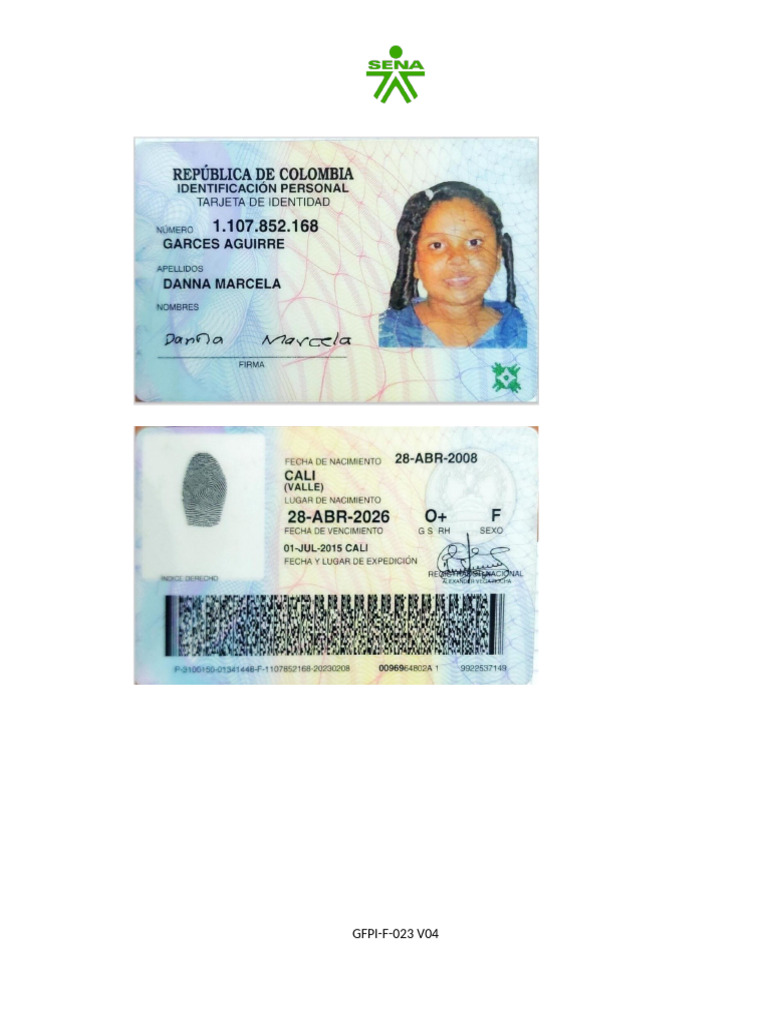 Formato Sena Prisma Technologies | PDF