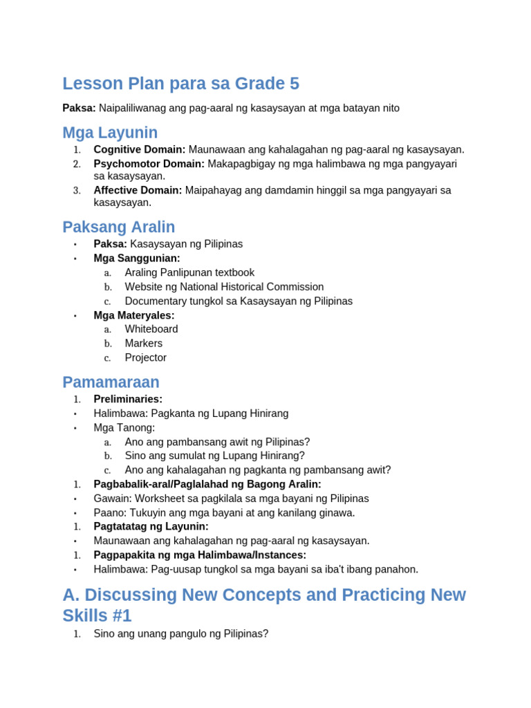 Naipaliliwanag Ang Pag-Aaral NG Kasaysayan at Mga Batayan Nito | PDF