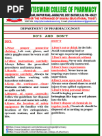 Chemistry Lab Dos and Donts | PDF