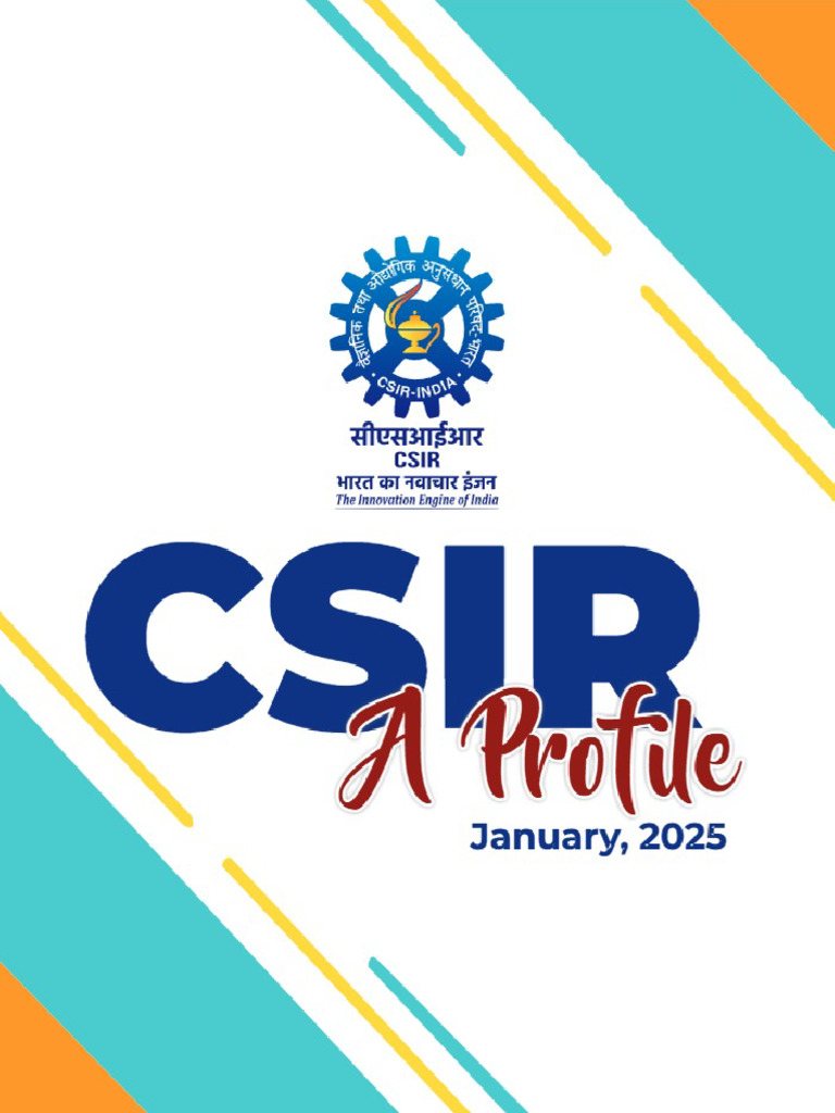 CSIR A Profile Jan 2025 | PDF