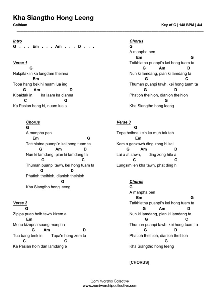 Kha Siangtho Hong Leeng G | PDF