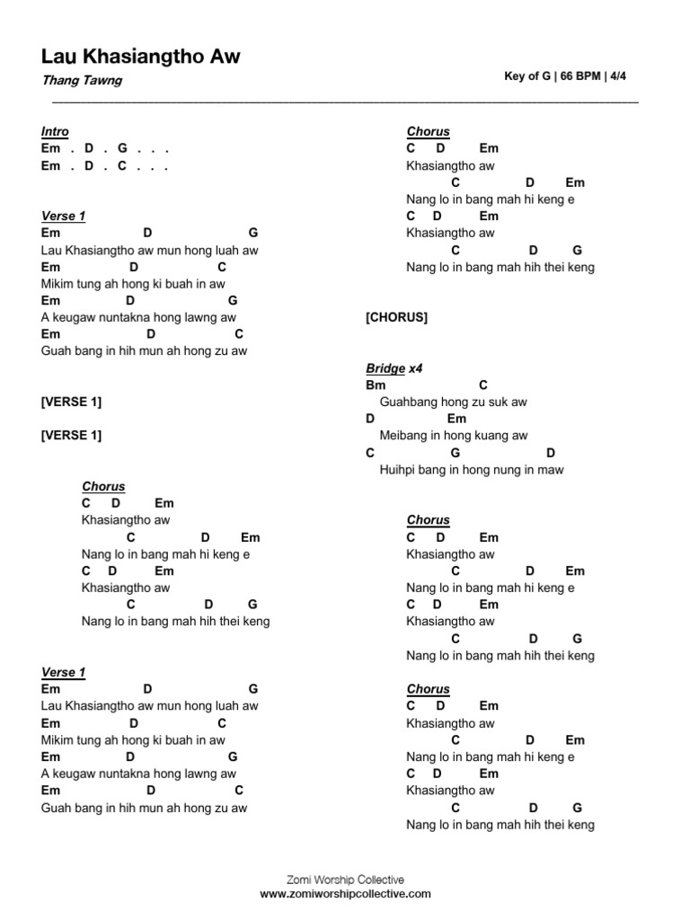 Lau Khasiangtho Aw Thang Tawng G | PDF