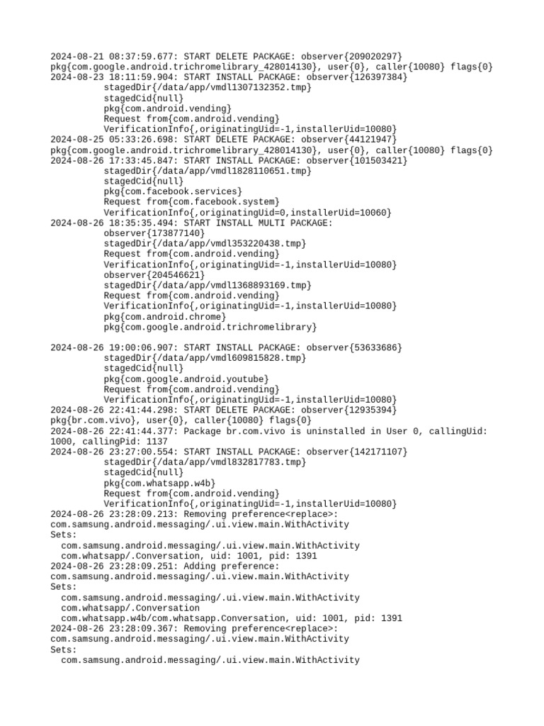 PM Debug Info | PDF | Mobile Software | Software