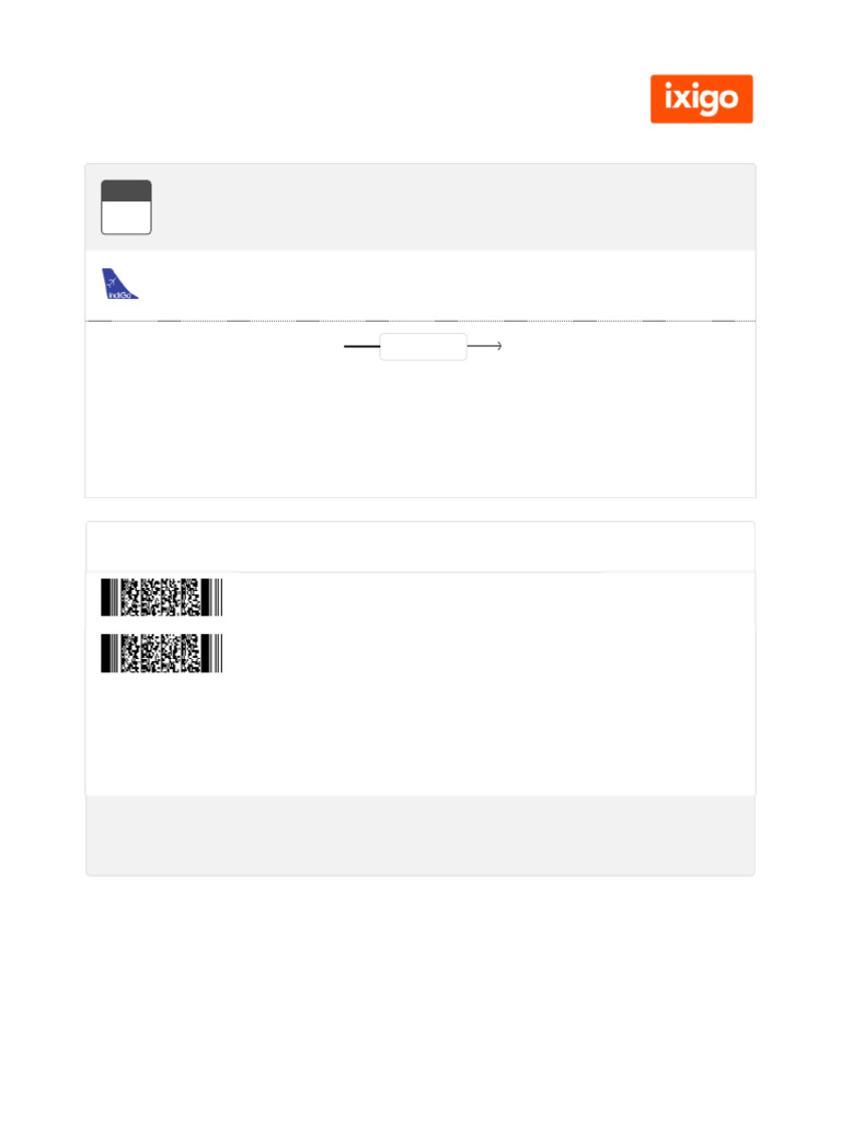 IndiGo Flight Booking Details and Policies | PDF | Aviation