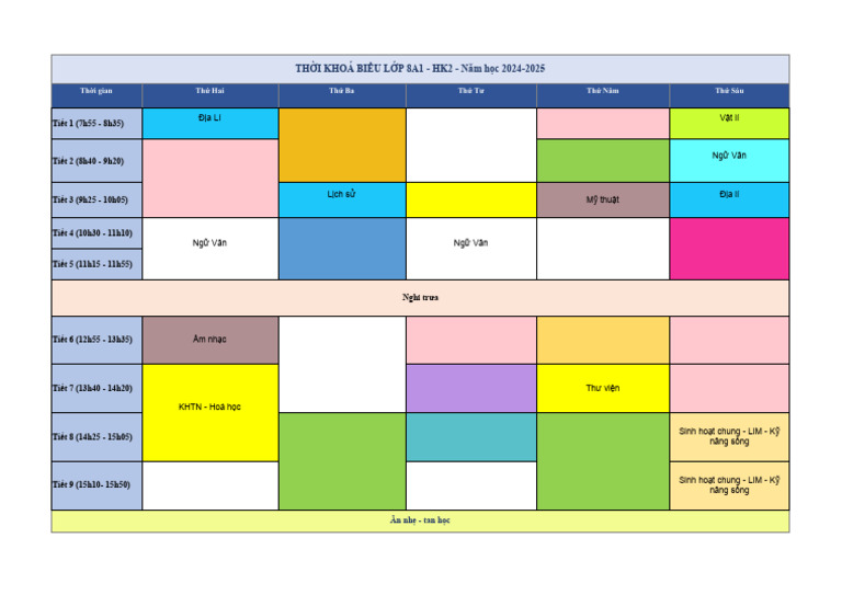TKB 8A1 HK2 - 24-25 New | PDF