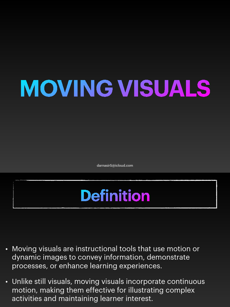 4 - Moving Visuals | PDF | Dvd | Video