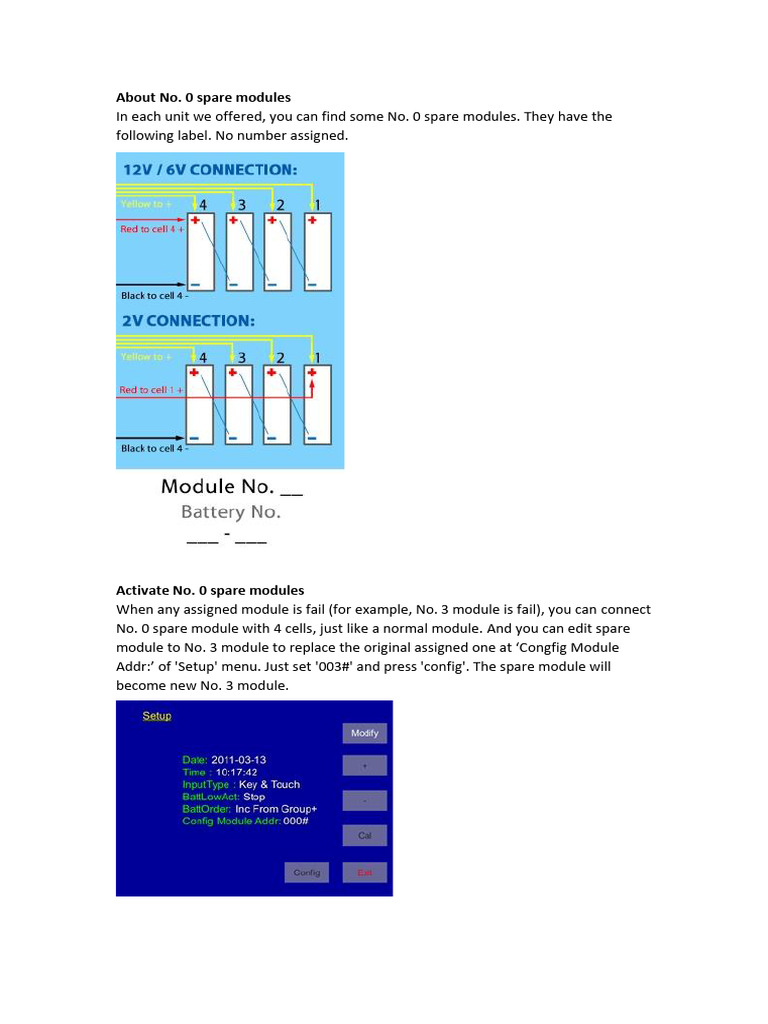 Activate Spare Module | PDF