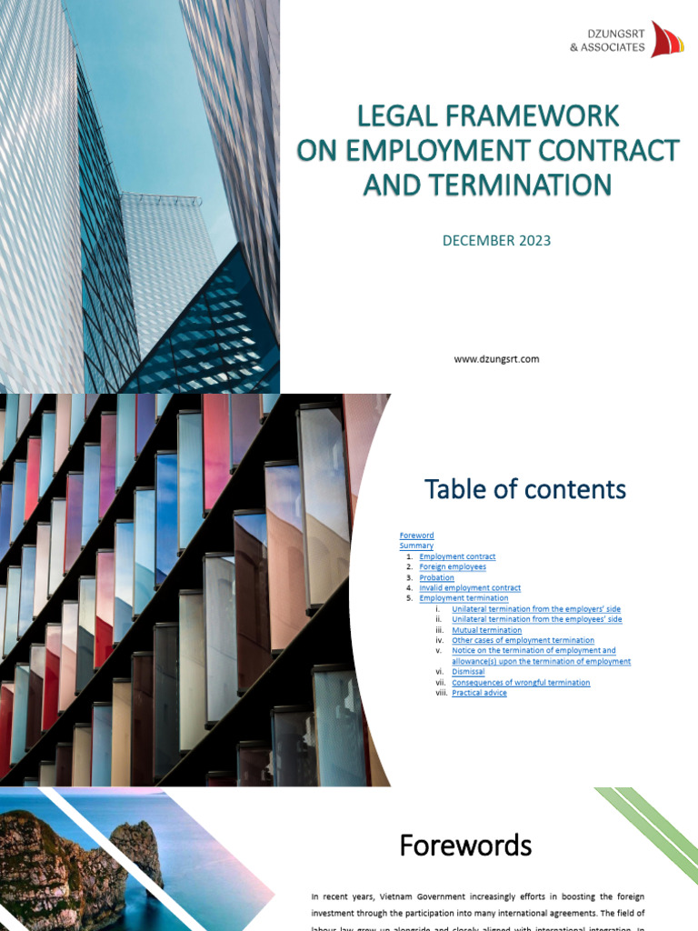 Vietnam Employment Contracts & Termination Guide | PDF | Employment ...