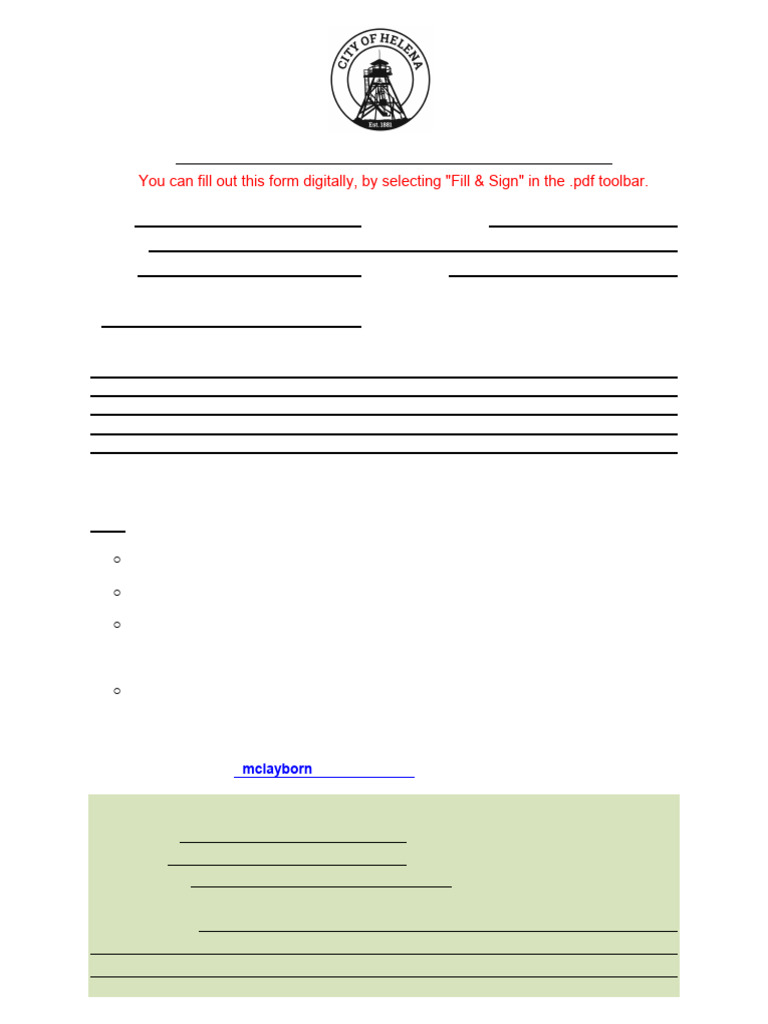 Request For Public Records Form | PDF