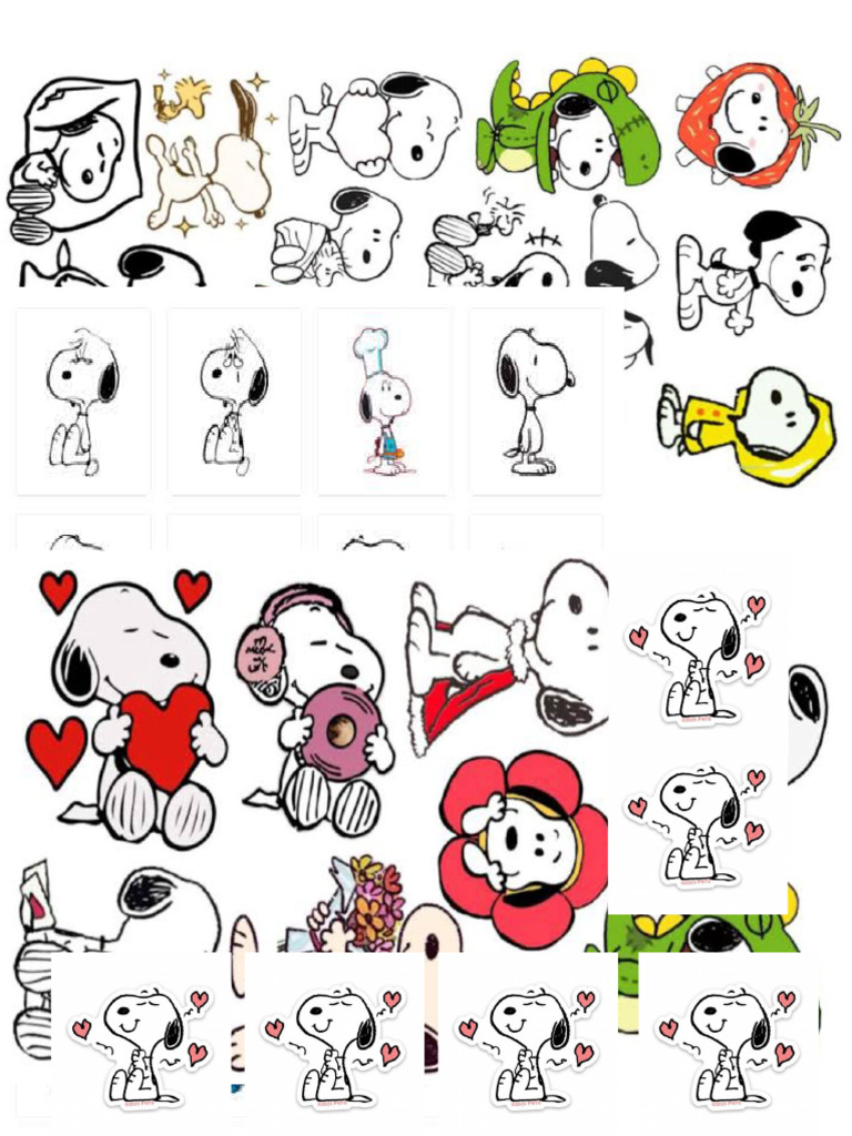 Stickers Snoopy | PDF