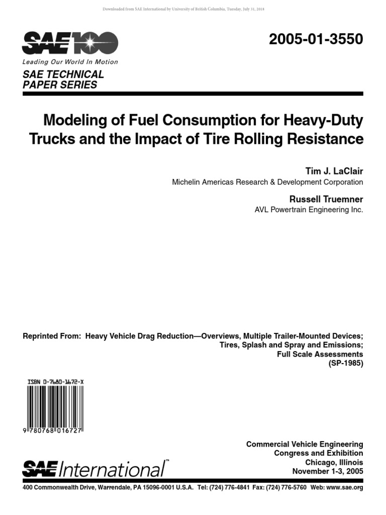 Tire Vs Fuel Consumption Jurnal 1 | PDF | Fuel Economy In Automobiles ...
