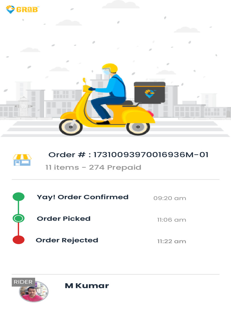 GRAB Track Order | PDF