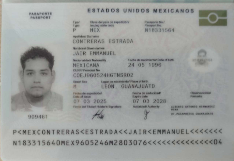 Pasaporte Jair | PDF