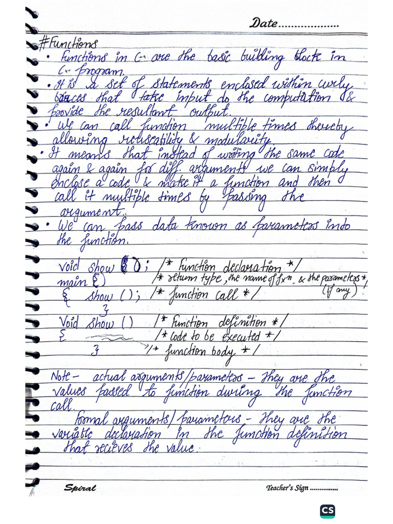 OOP Unit 1 Part 2 | PDF