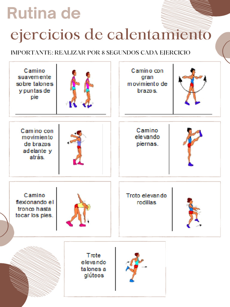 Rutina de Calentamiento | PDF