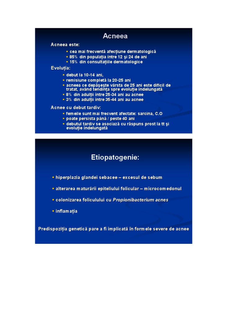 Acnee - Rozacee.eritem Polimorf | PDF