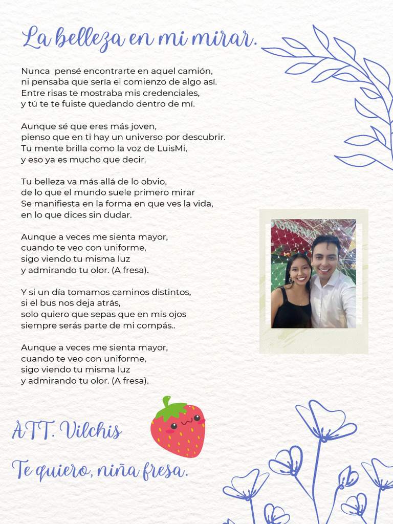 Poetry Song. By. Vilchis | PDF