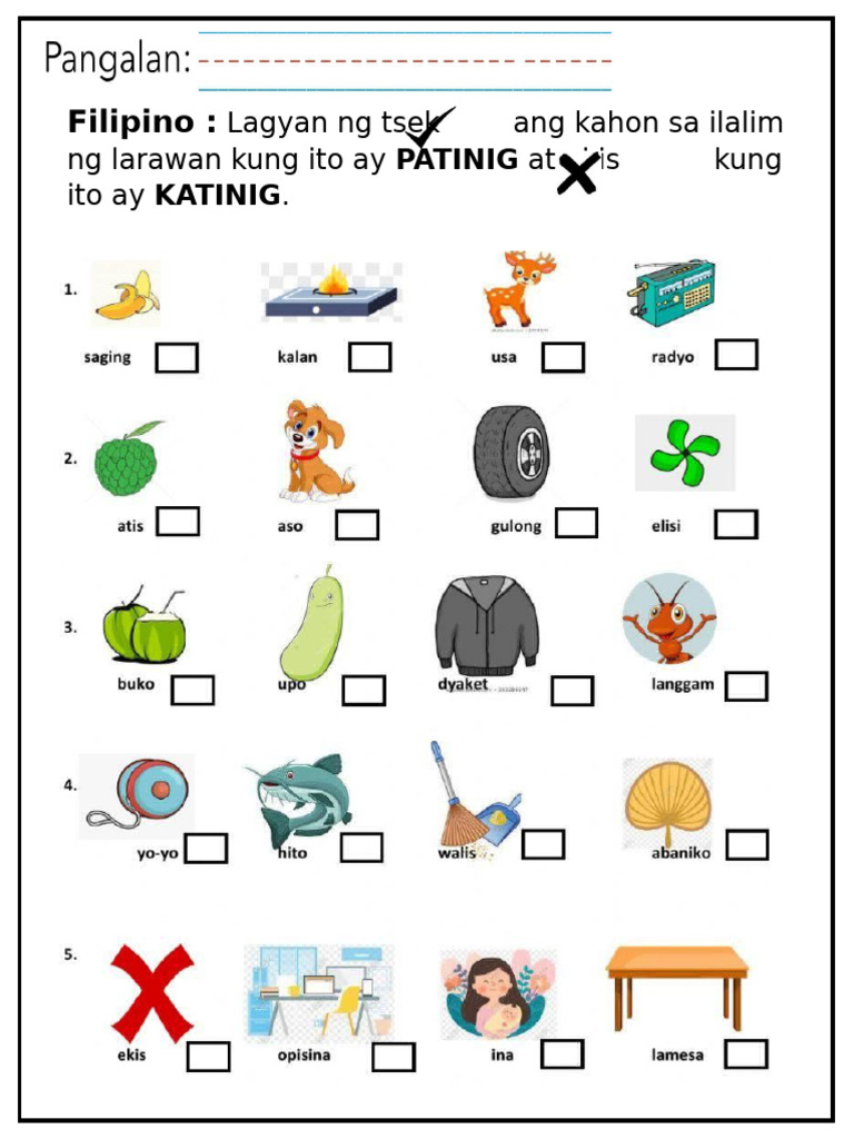 Patinig Katinig | PDF