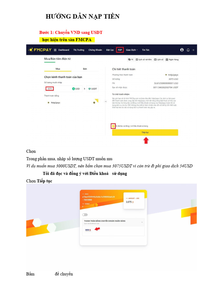 Huong Dan Nap - Rut Tien AFF | PDF