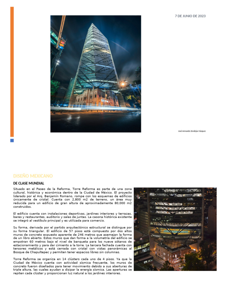 Torre Reforma | PDF | edificio | Torre