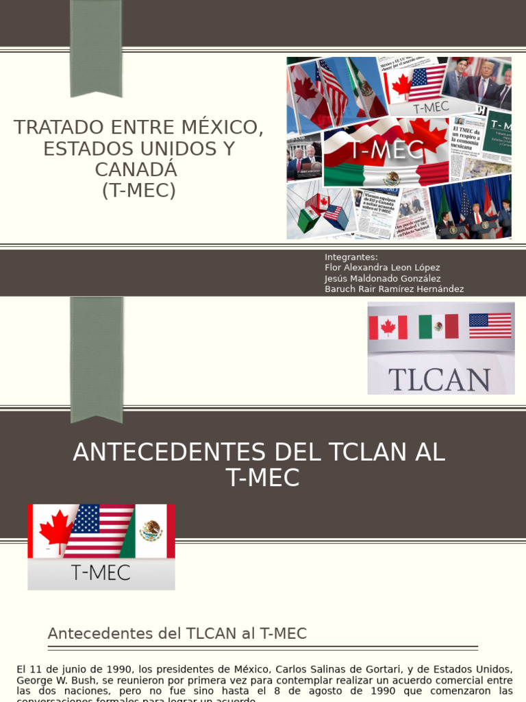 TMEC ECONOMICO | PDF | Tratado de Libre Comercio Norteamericano | Economias
