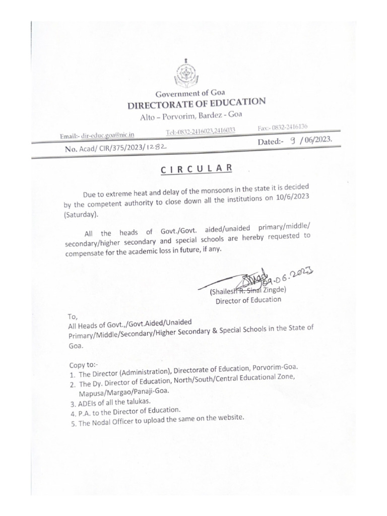 Monsoon Delay 2023 | PDF