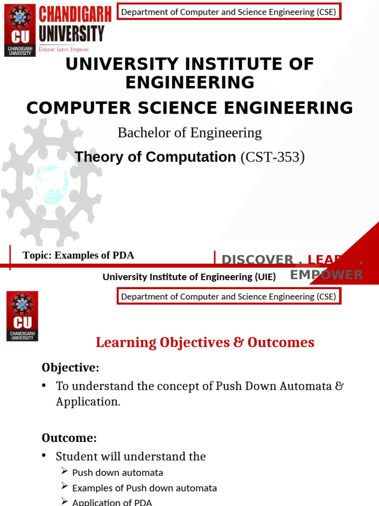 3.2.2 PDA Applications | PDF | Computer Programming | Formal Methods