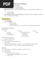 Coagulation Factor Half-Lives Overview | PDF | Coagulation | Blood Proteins