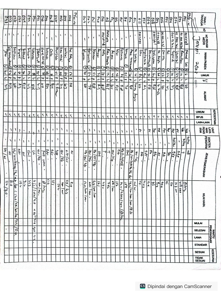 Reg - Lab Jan 2025 | PDF