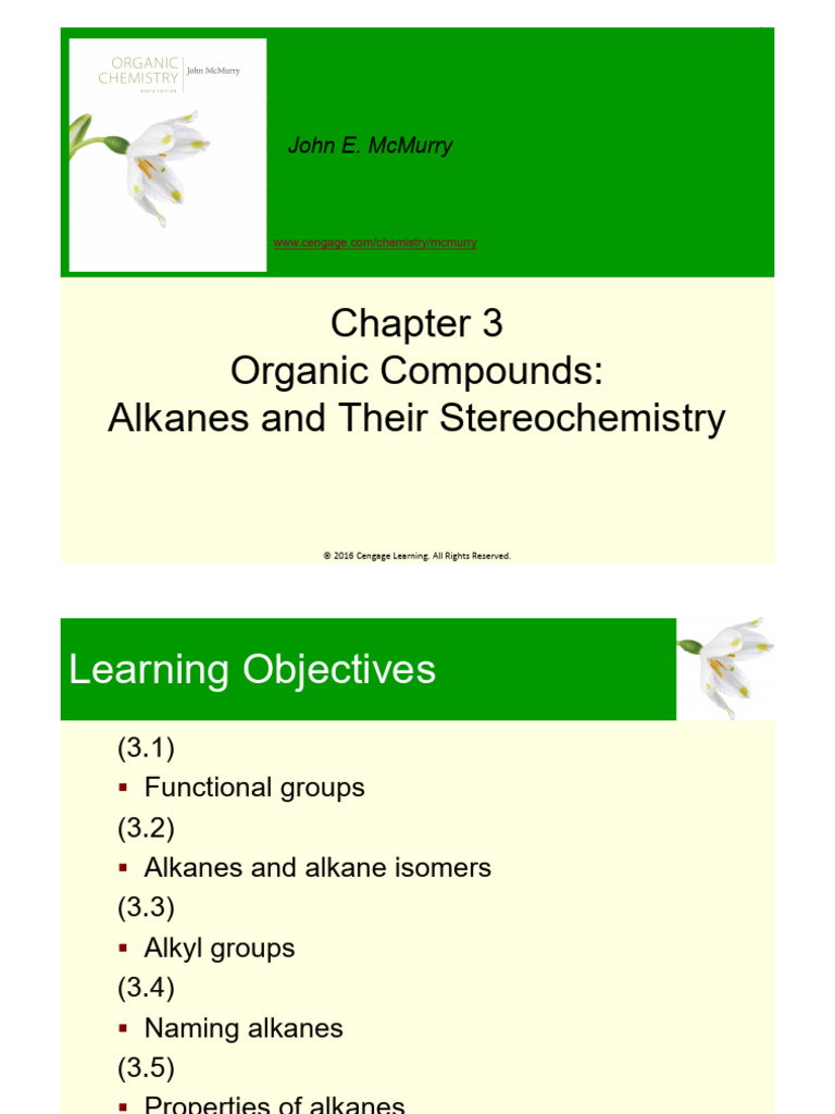 Chapter 3 No Figures 1767117235 | PDF | Conformational Isomerism | Alkane