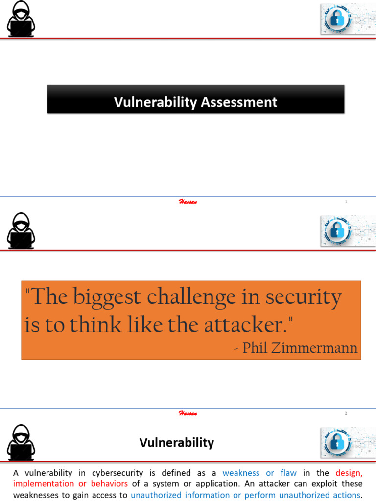 6. Vulnerability Assessment | PDF | Computer Security | Security