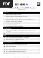 OSCE Checklist Shoulder Examination | PDF