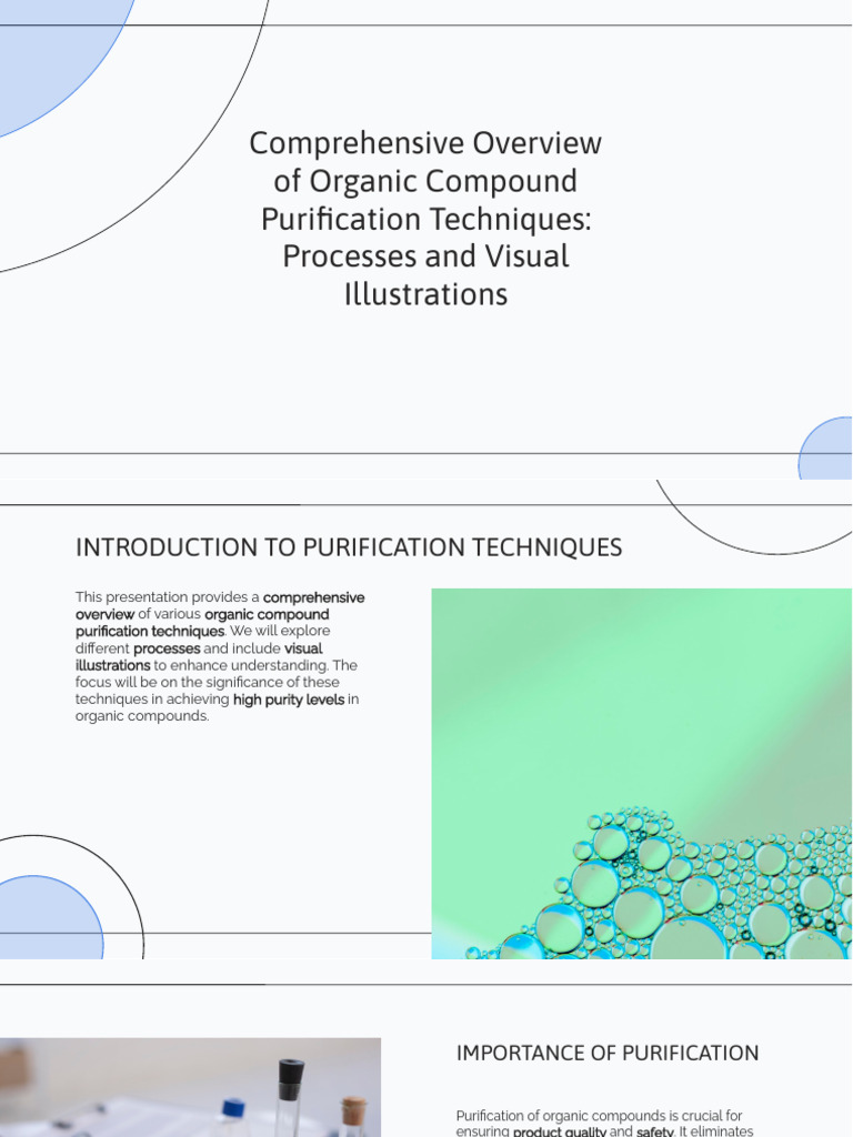 Slidesgo Comprehensive Overview of Organic Compound Purification ...