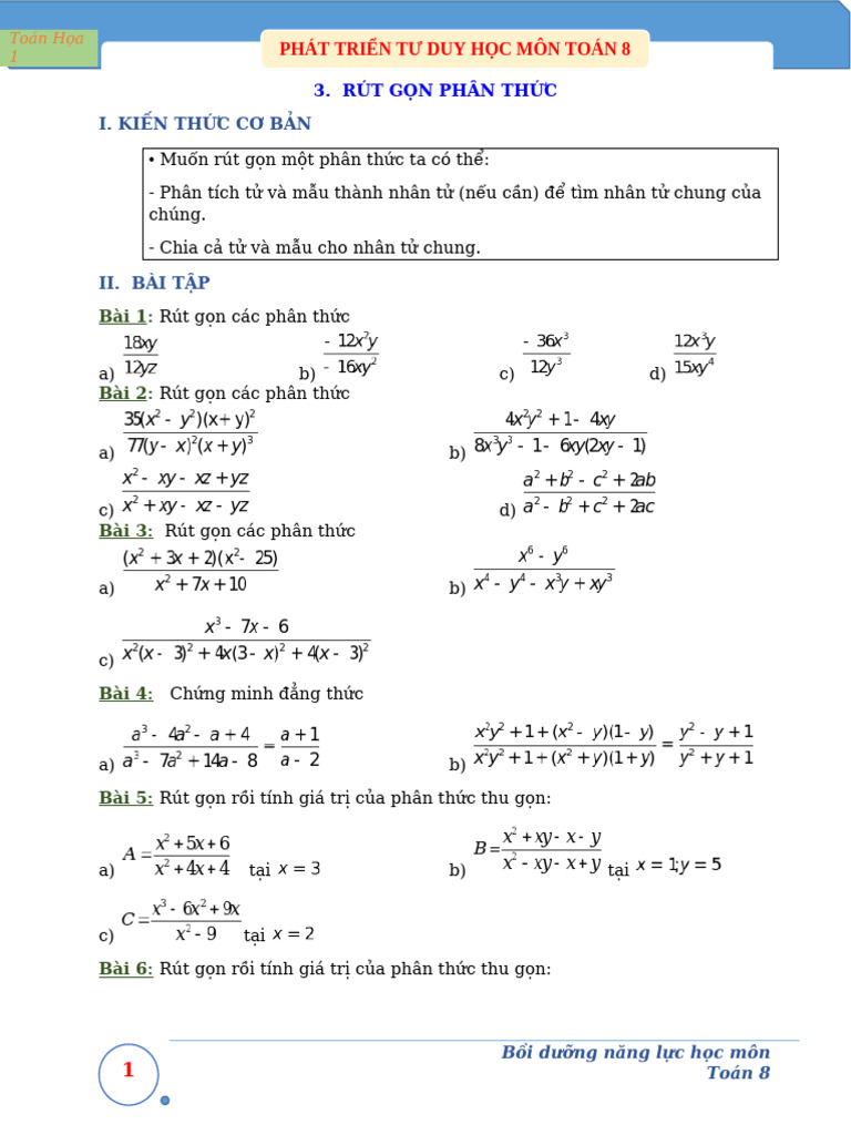 C2 - 03 Rut Gon Phan Thuc | PDF