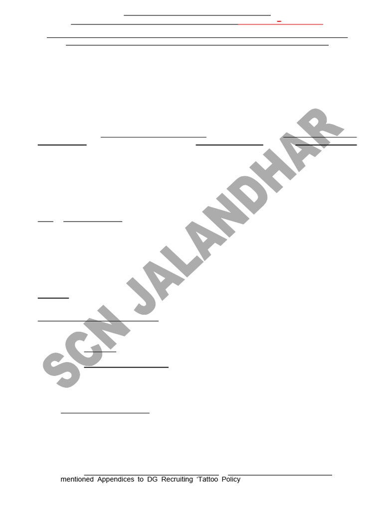 Call Up Letter SSC Jalandhar For SSCW NT 36 Oct 2025 Course | PDF