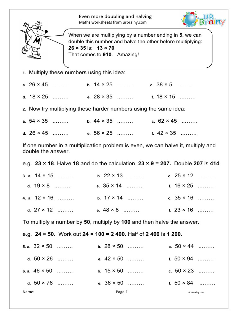 Even More Doubling and Halving Questions | PDF | Mathematics | Arithmetic