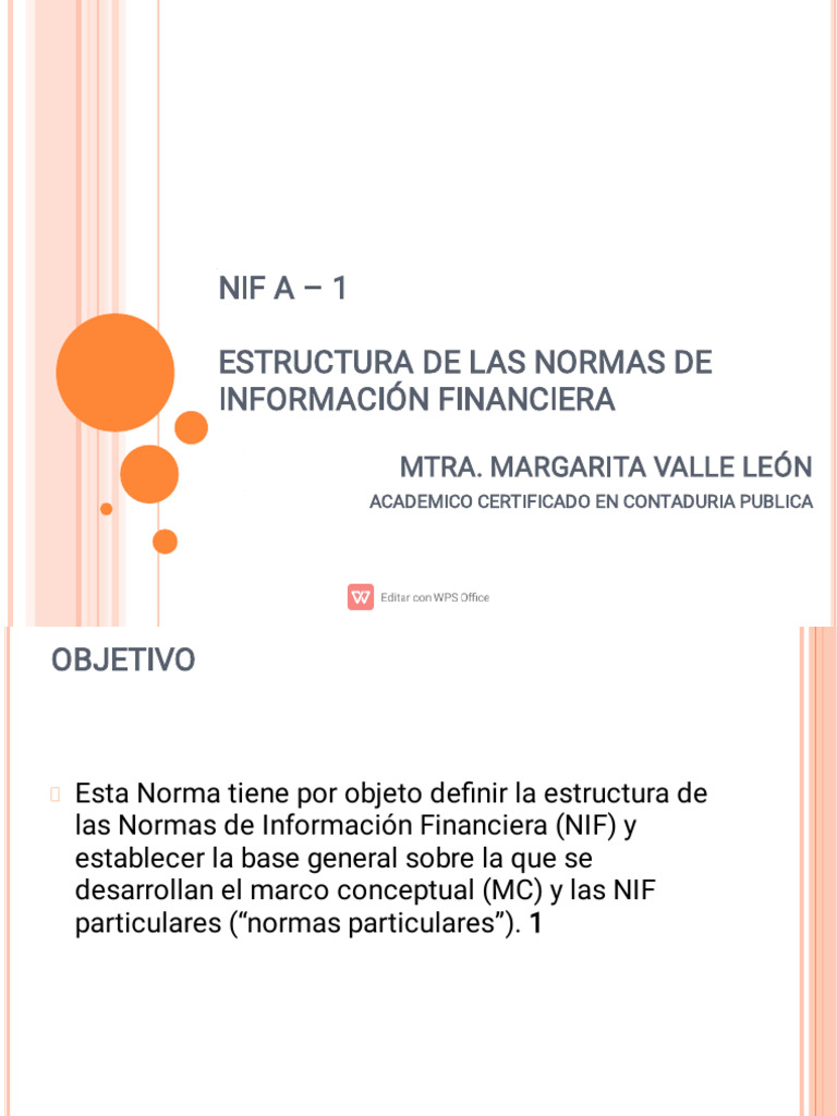 NIF-A1 | PDF | Contabilidad | Estado financiero