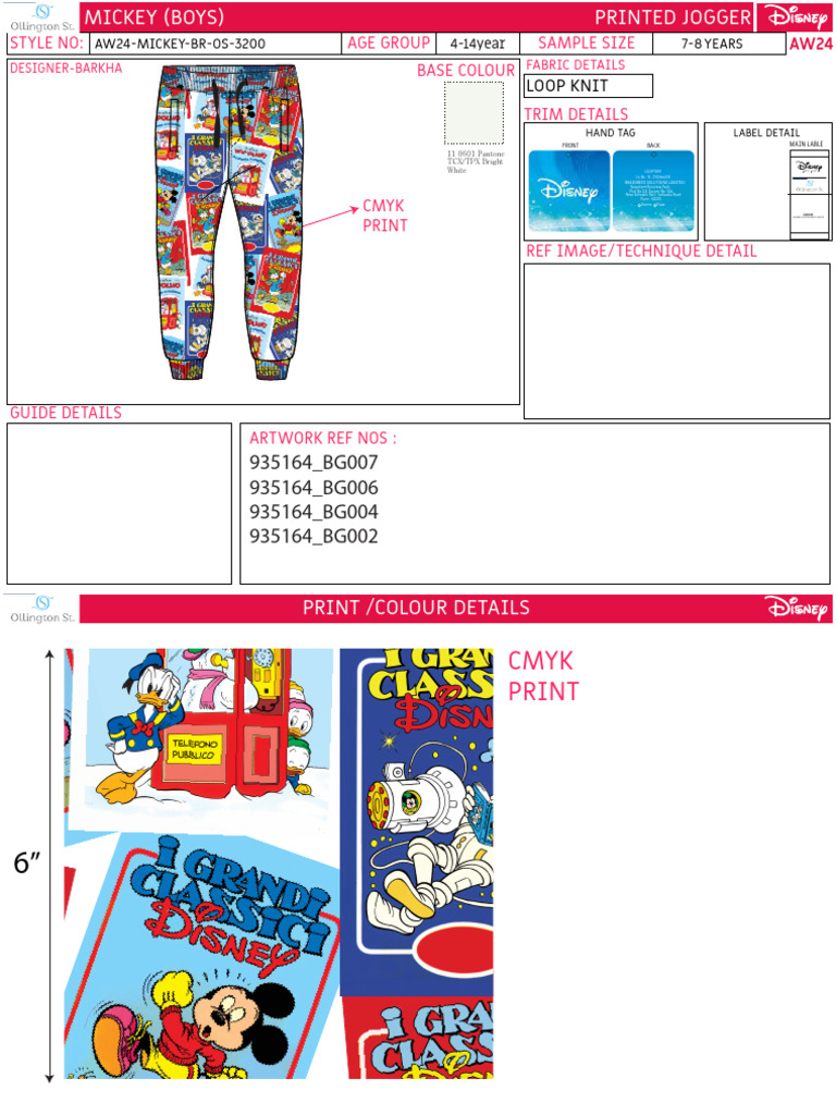 Aw24 Mickey BR Os 3201 | PDF | The Walt Disney Company