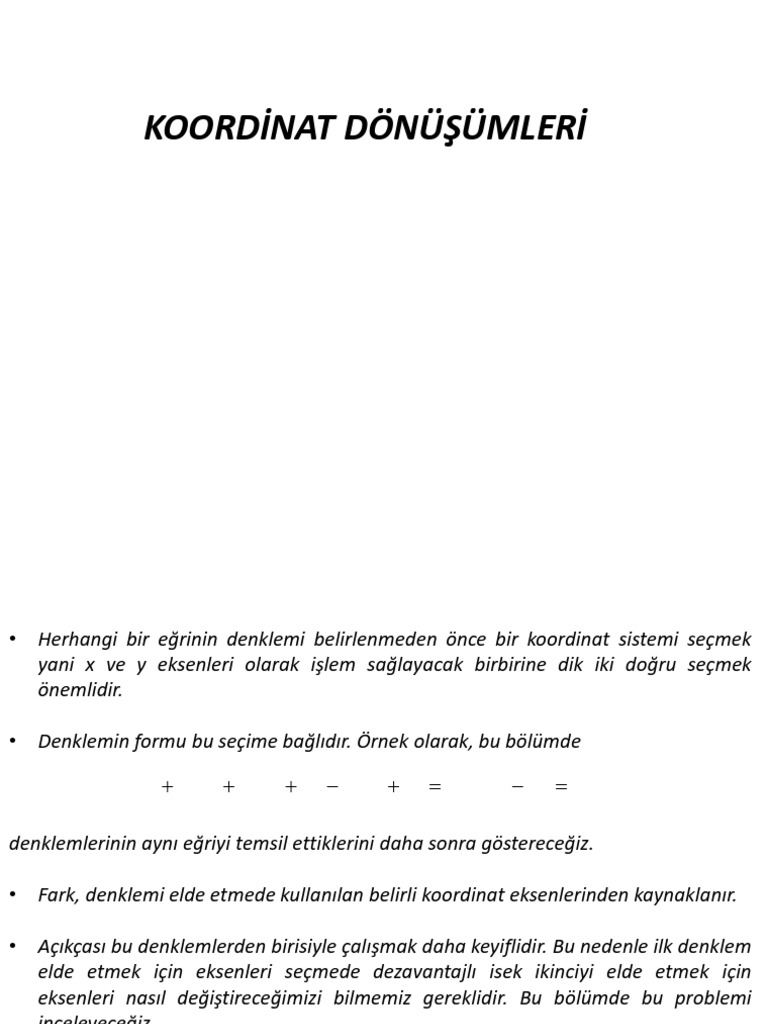 AnalitikGeometri 5.ders | PDF