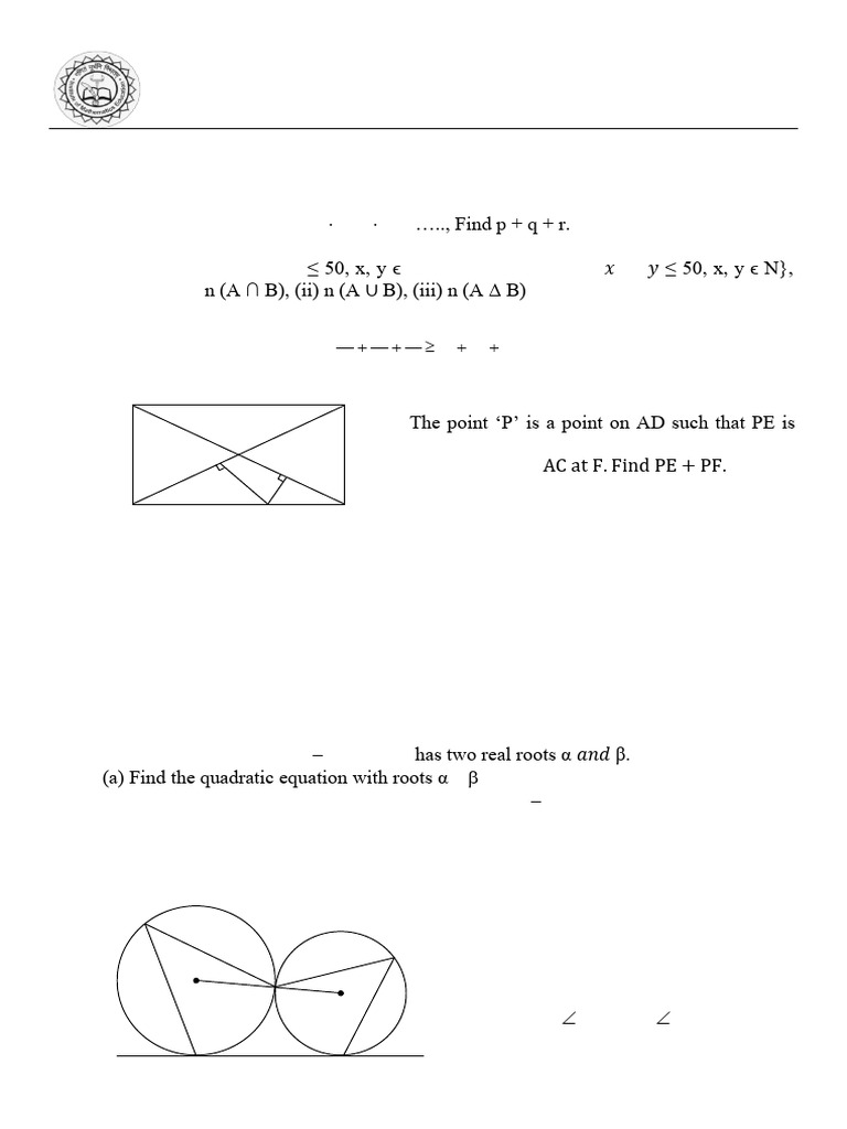 JMO 2025 (7,8) Question Paper | PDF | Geometry | Geometric Shapes