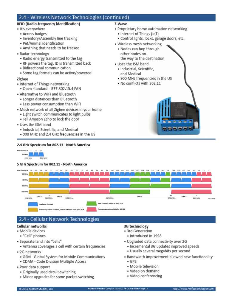 CompTIA A+ 220-1001 Core 1 Course Notes by Professor Messers_022-024 ...