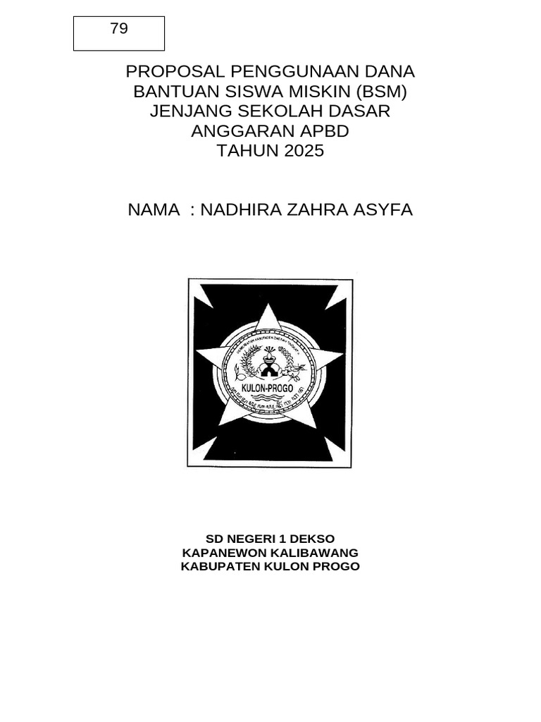 Proposal BSM 2025 An Nadhira | PDF