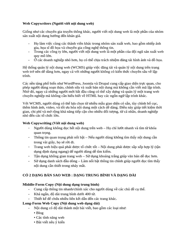 Chapter 10 - Web Copywriting | PDF