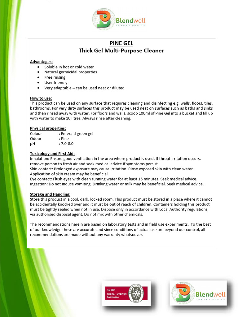 Pine Gel | PDF