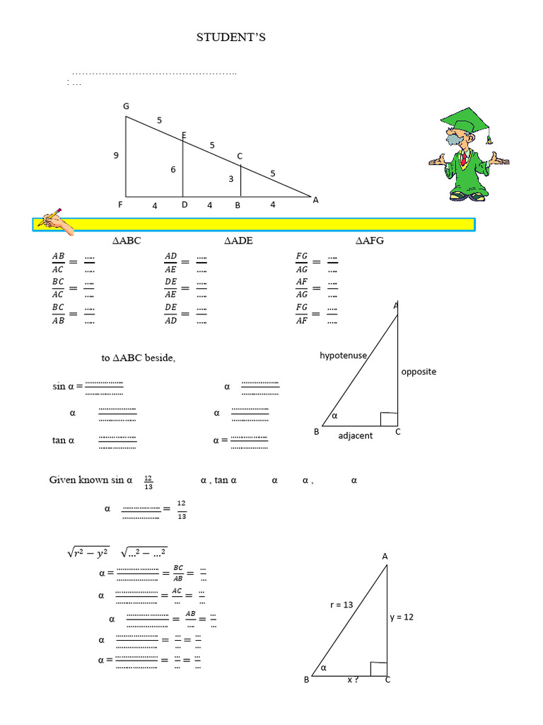 Worksheet Trigonometry MTK | PDF | Trigonometry | Classical Geometry