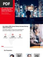 Aon Annual Salary Increase & Turnover Survey 2024-25 India Phase II Key Highlights | PDF ...