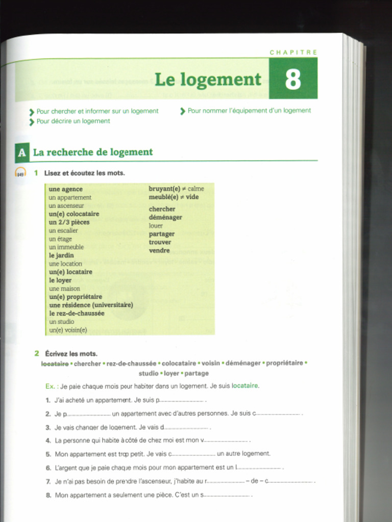 Lexique Le Logement | PDF